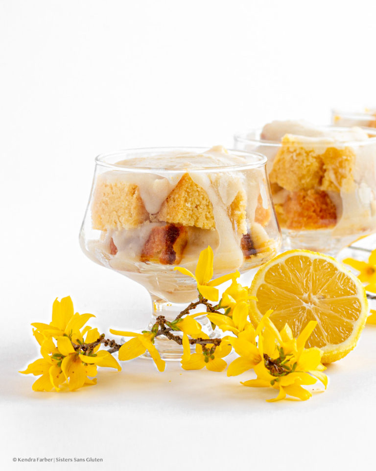 Gluten Free Lemon Cake Parfaits - Sisters Sans Gluten